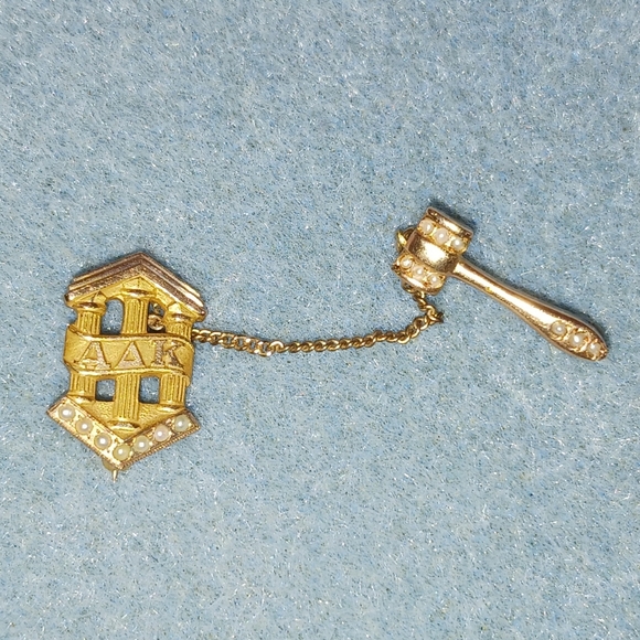 sorority, fraternity | Jewelry | Alpha Delta Kappa K Gold Sorority Pin ...